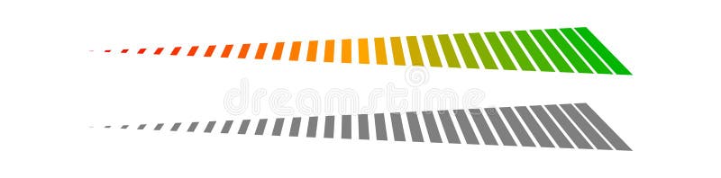 Level, Progress Bar, Indicator. Low-high Progression, Guage, Meter and ...