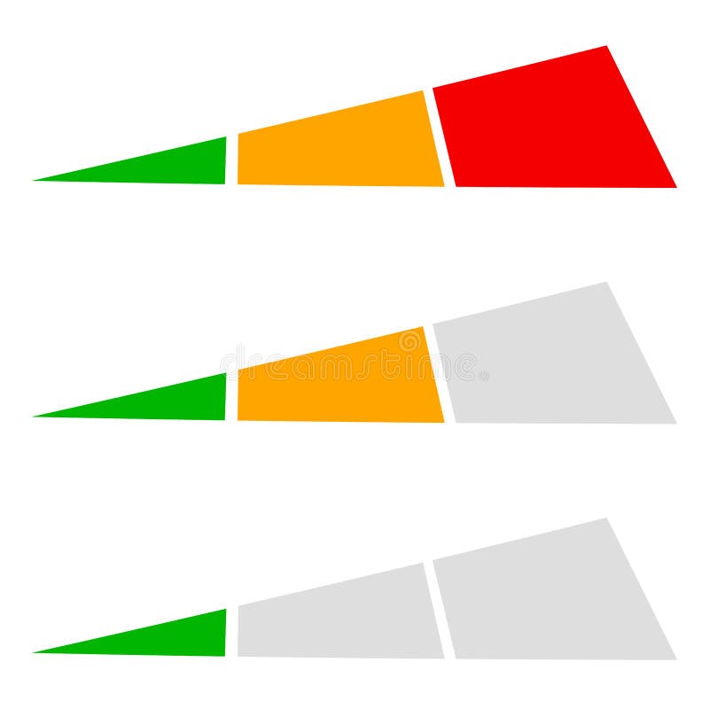 Level, Progress Bar, Indicator. Low-high Progression, Guage, Meter and ...
