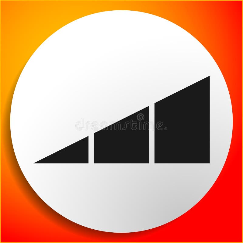 LEvel, Progress Indicator Icon. Meter, Gauge, Yardstick Symbol Stock ...