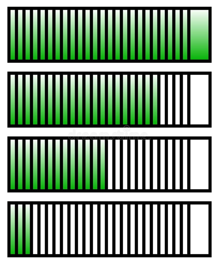 Level, Progress Indicators with Levels in Sequence from Low To H Stock ...