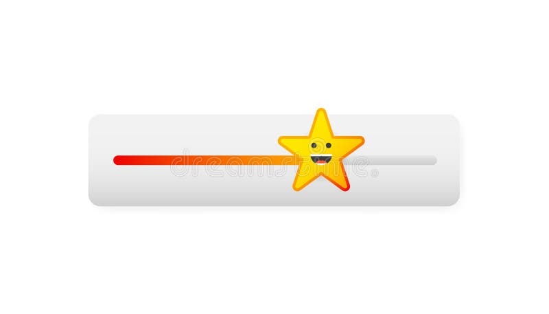 Level Slider in Flat Style on White Background. Flat Vector. Arrow Icon ...