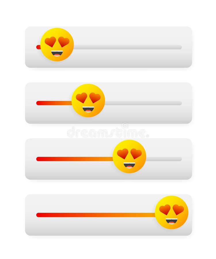 Level Slider in Flat Style on White Background. Flat Vector. Arrow Icon ...