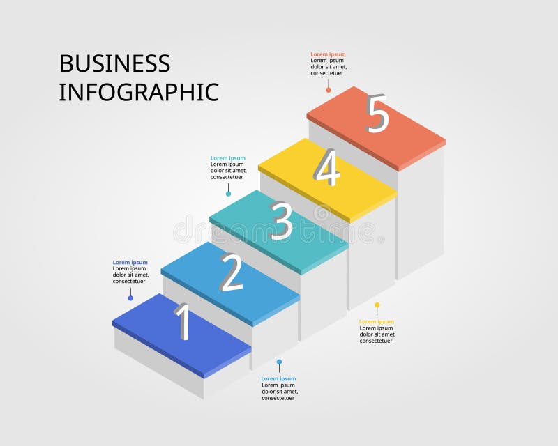 Level Template for Infographic for Presentation for 5 Element Stock ...