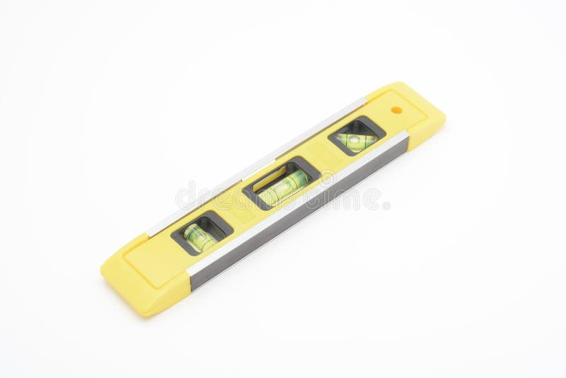 Level stock image. Image of white, level, yellow, bubbles - 153210775