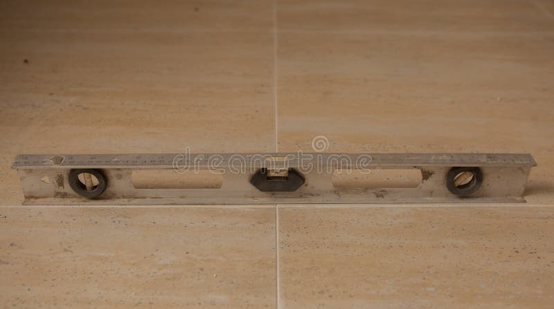 Level on the Tile, Tile Set To Void Stock Image - Image of renovation ...