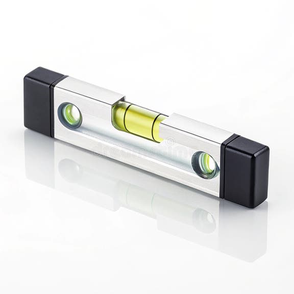 Level Tool with Bubble Indicator Stock Illustration - Illustration of ...