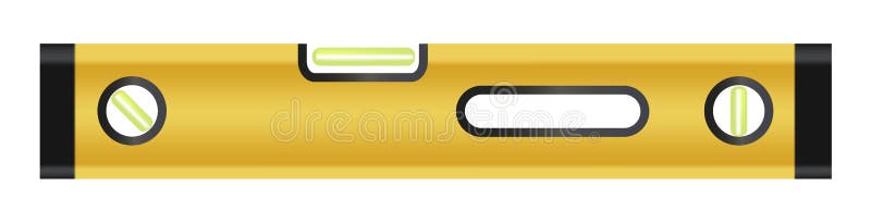 Level Tool for Determining Surface As Straight Stock Vector ...