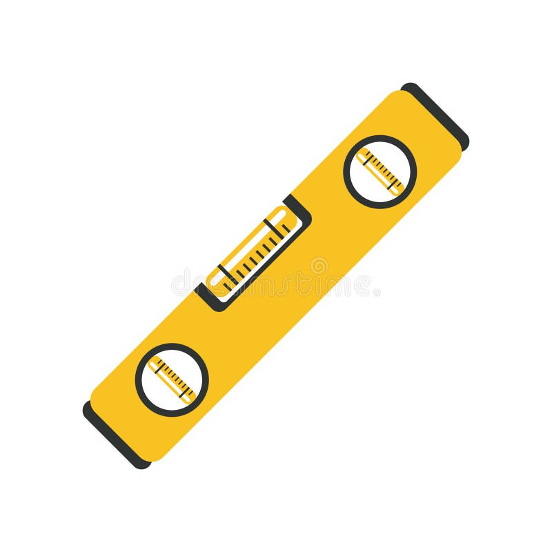 Level tool line style icon stock vector. Illustration of measure ...