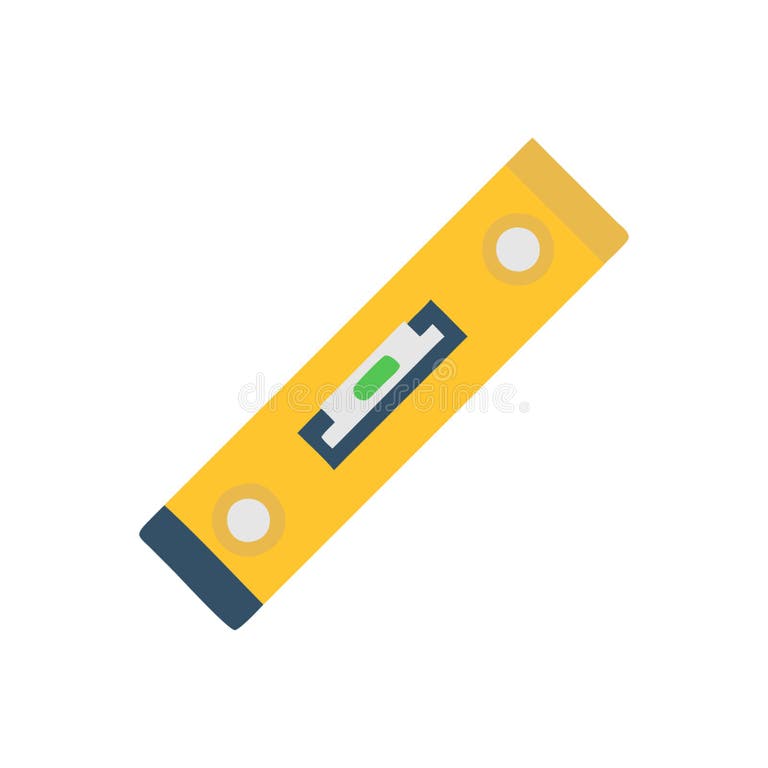 Level Tool Icon for Construction Stock Illustration - Illustration of ...