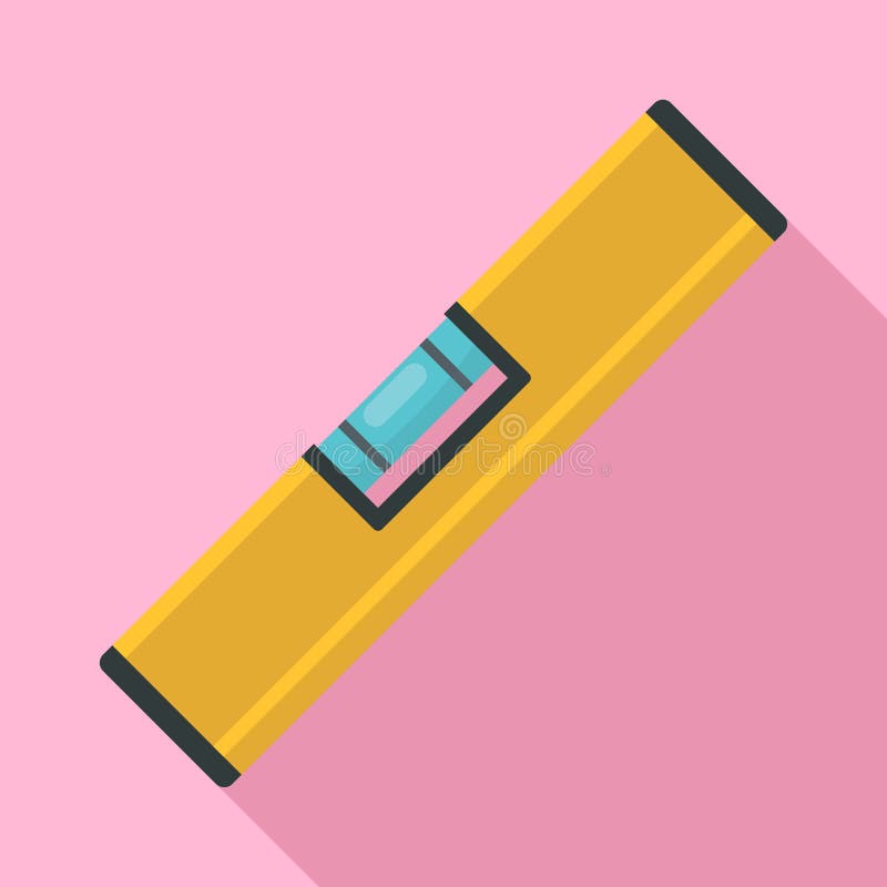 Level Tool Icon, Flat Style Stock Vector - Illustration of bubble ...