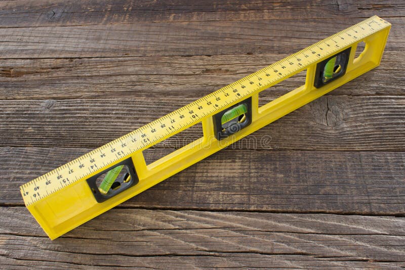 Level Tool on Wooden Background Stock Image - Image of wooden, builder ...
