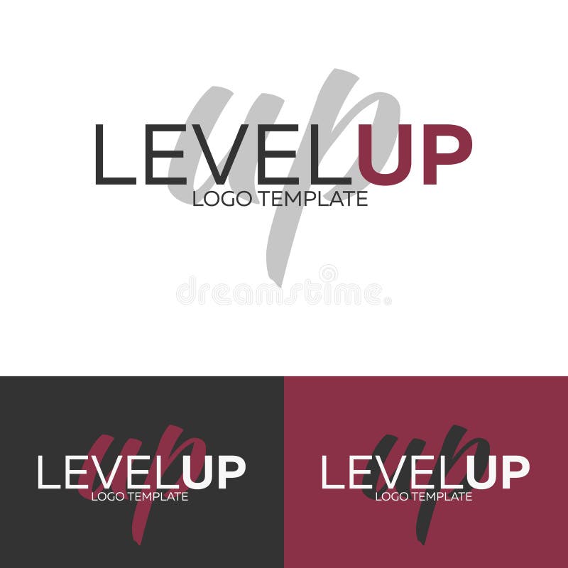 Vector level up message stock vector. Illustration of improvement ...