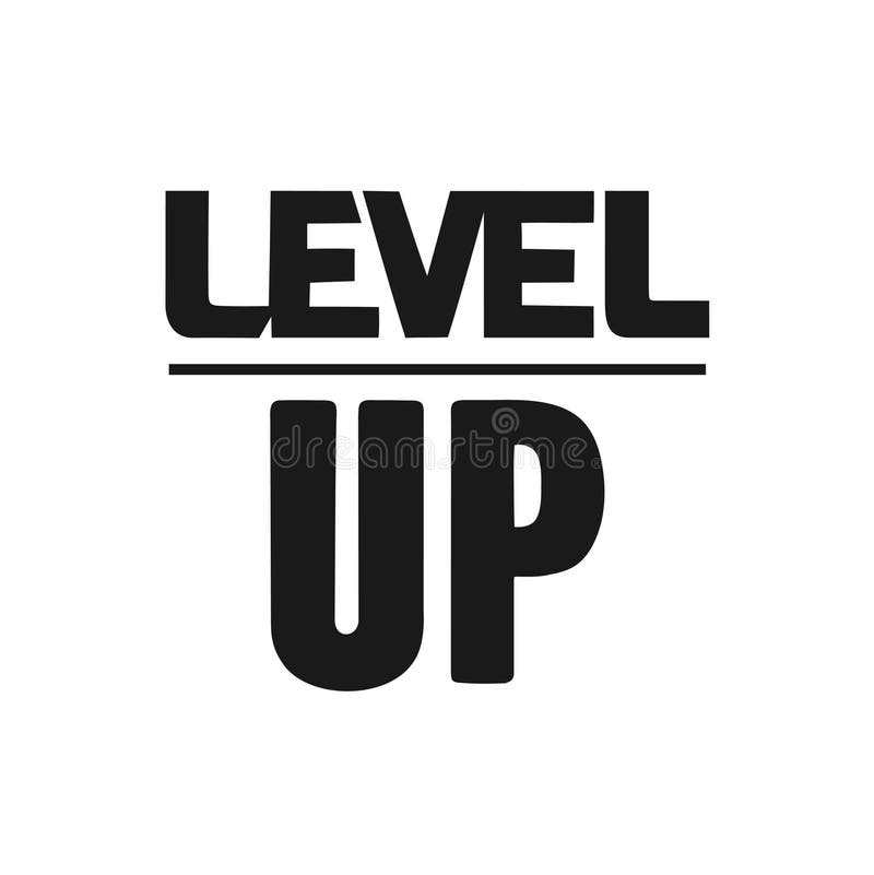 Level up symbol stock vector. Illustration of game, victory - 358594472