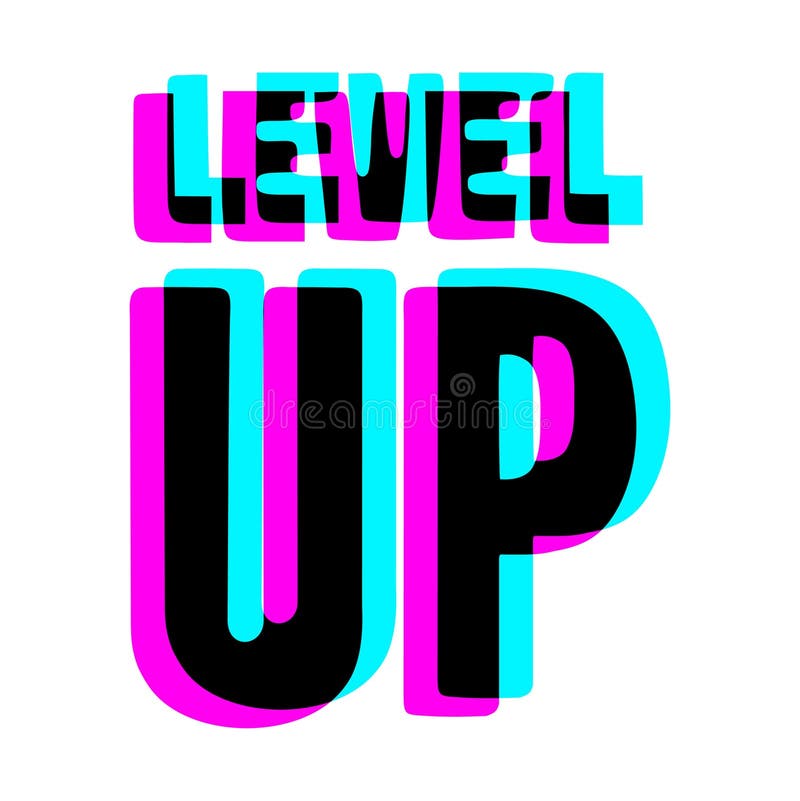 Level up symbol stock illustration. Illustration of isolated - 358594490