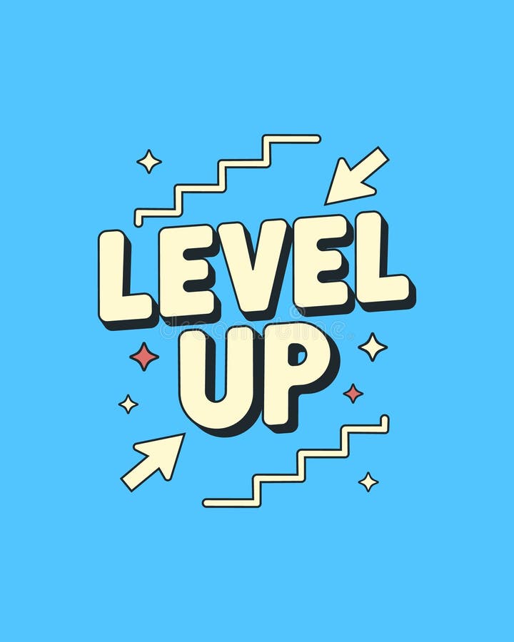Level Up Typography Design for Work and Professional Career Growth ...