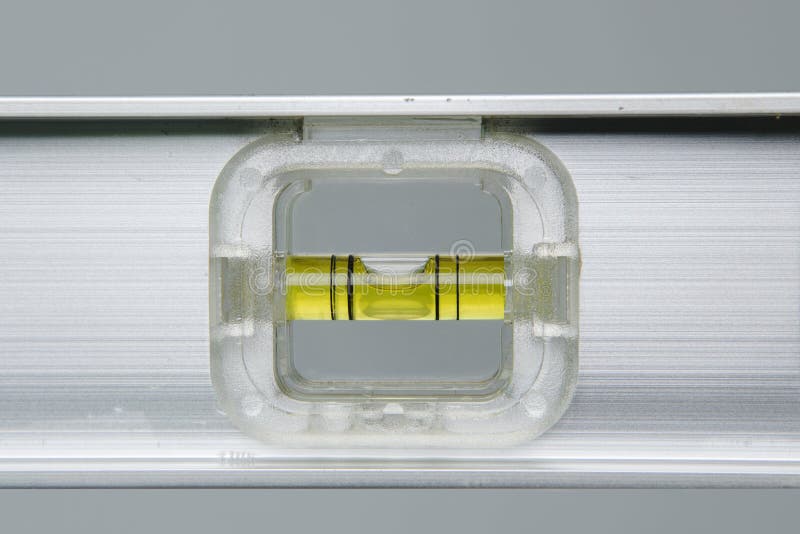 Leveling Tool with Bubble stock image. Image of indicator - 209191783