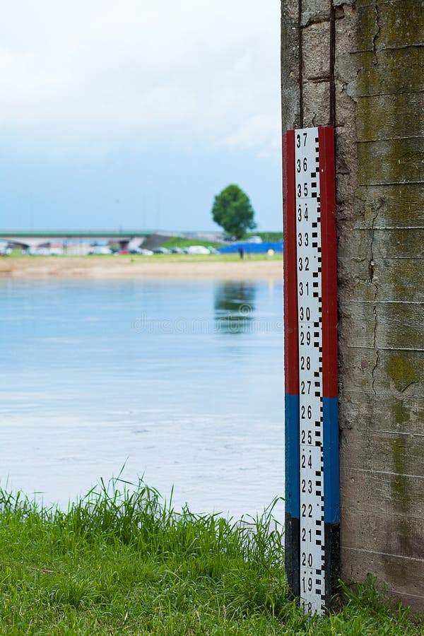 Level of water stock image. Image of measurement, beach - 35125565