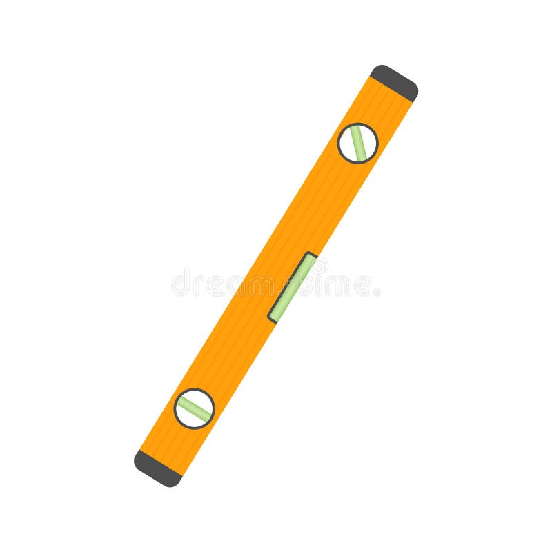 Level. Working Tool Illustration in Flat Style Stock Illustration ...