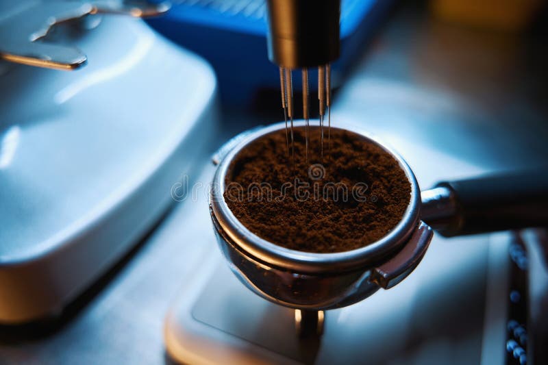 Leveling Coffee Process in Portafilter with Specialized Powder ...