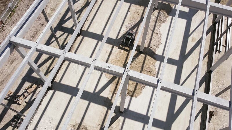 Leveling and Compaction of Soil on the Construction Site. Modern Mini ...