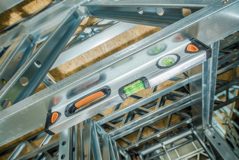 Leveling Tool Steel Frame stock image. Image of leveling - 128378909