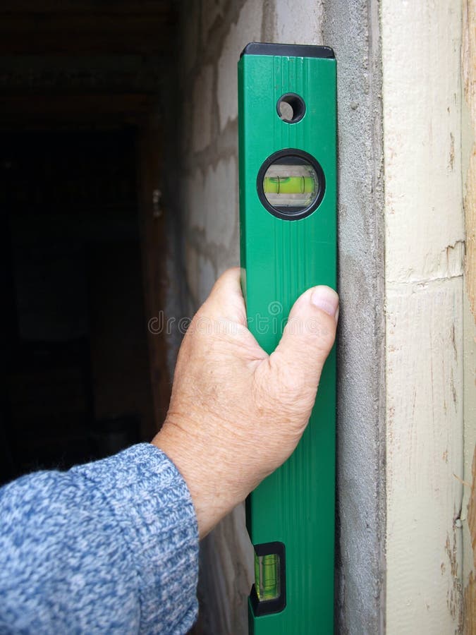 Leveling wall vertical 3 stock photo. Image of metering - 34136918