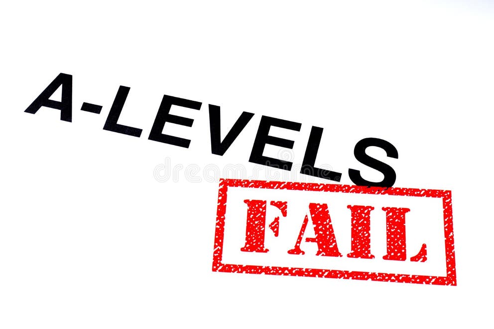 A-Levels Fail stock illustration. Illustration of exams - 127214477