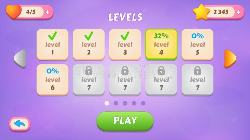 Casual Game Ui Stock Illustrations – 431 Casual Game Ui Stock Illustrations, Vectors & Clipart ...