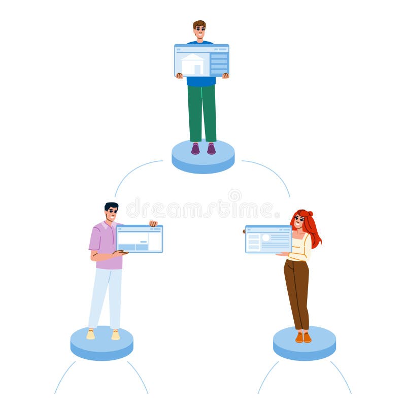 Levels Hierarchy Website Website Vector Stock Vector - Illustration of ...