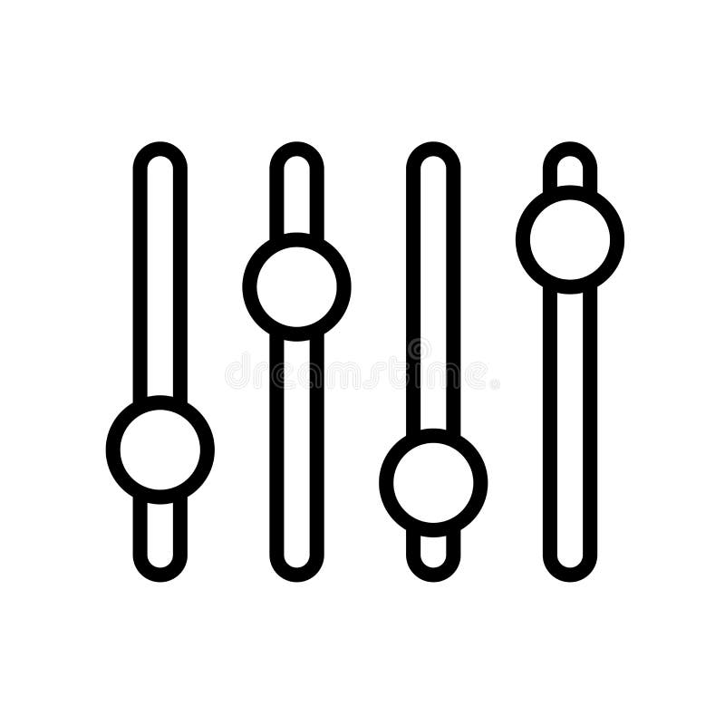 Levels Icon Vector Sign and Symbol Isolated on White Background Stock ...