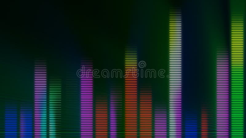 Levels Vu Audio Led Level Meter Stock Illustration - Illustration of ...