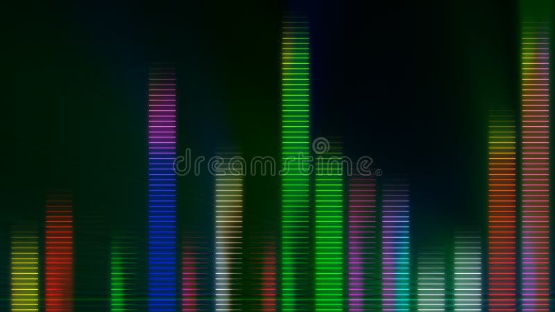 Levels Vu Audio Led Level Meter Stock Illustration - Illustration of ...