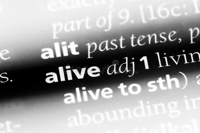 LEVEND Die Woord Met Blokletters Wordt Gemaakt Die Op Houten Raad ...