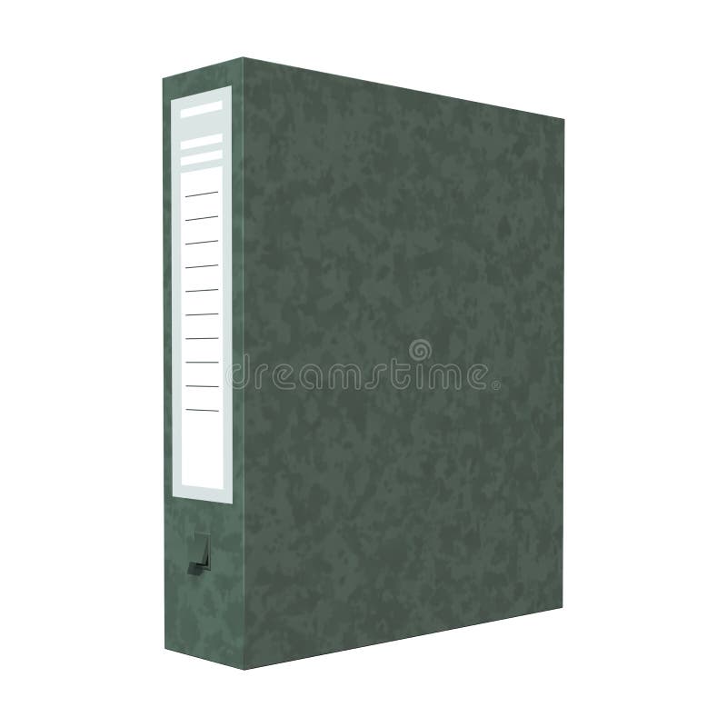 Lever Arch Ring Binder stock illustration. Illustration of folder ...