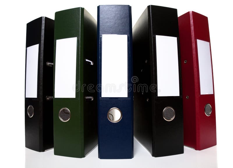 Lever Arch Folders - Office Stationary Stock Image - Image of lever ...