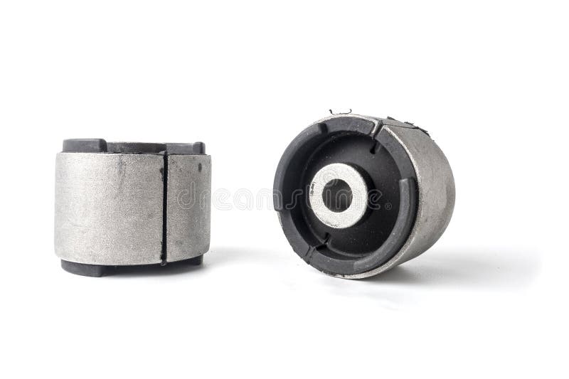 Lever Bushings from a Car on White Stock Photo - Image of lever ...