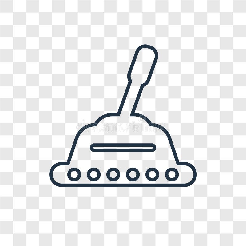 Lever Concept Vector Linear Icon Isolated on Transparent Background ...