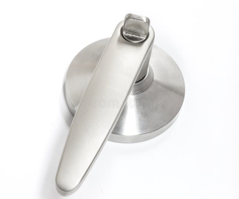 Lever handle door lock stock photo. Image of lever, control - 95122210