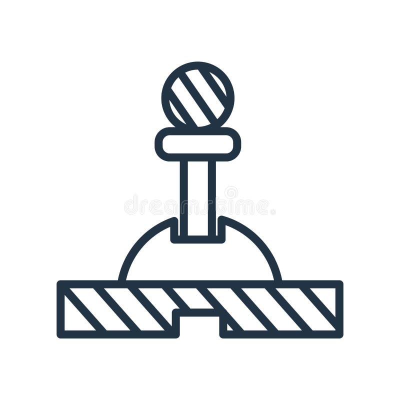 Lever Concept Vector Linear Icon Isolated on Transparent Background ...