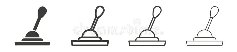 Lever Icon Vector Set on White Background Stock Vector - Illustration ...