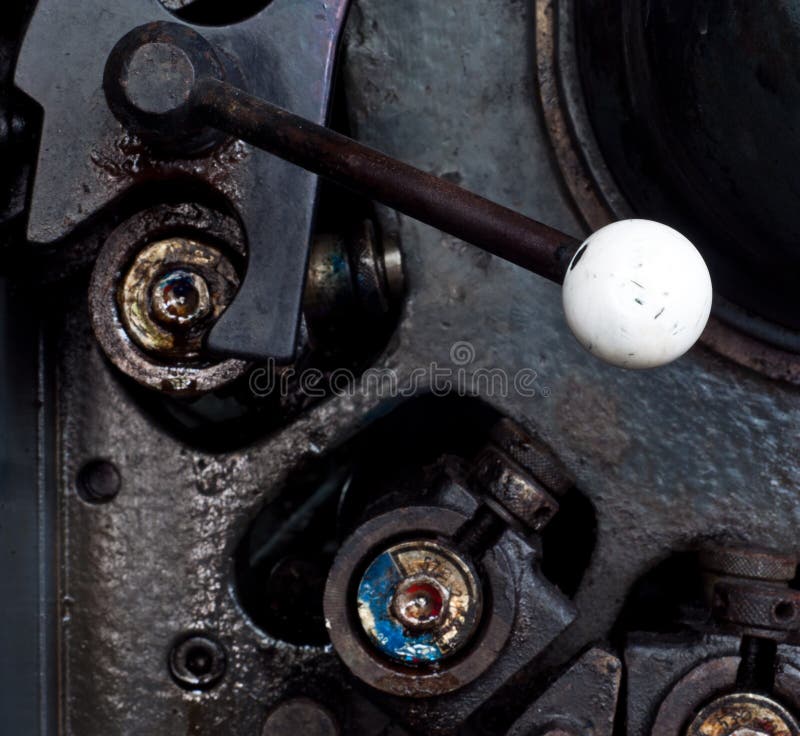 Lever of old machine stock photo. Image of engineering - 21684094