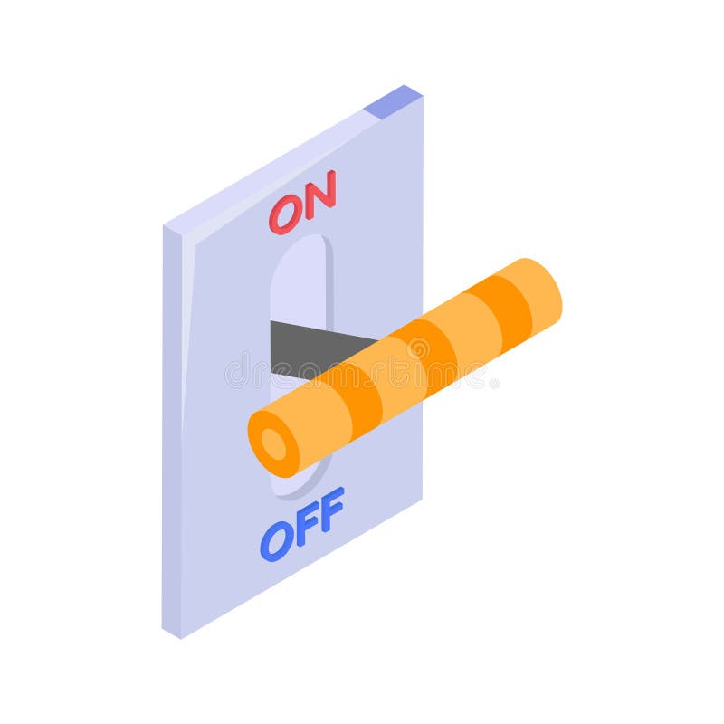 Lever Operated Switch for Manual Control of Electrical Circuits Stock ...