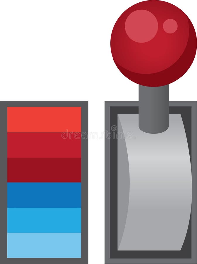 Lever Switch stock vector. Illustration of switch, volume - 22710363