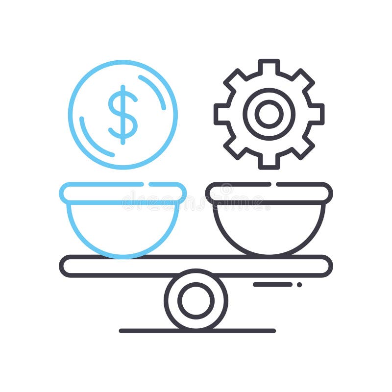 Leverage Line Icon, Outline Symbol, Vector Illustration, Concept Sign ... Leverage Line Icon, Outline Symbol, Vector Illustration, Concept Sign ...