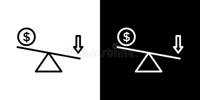 Leverage Thin Line Vector Icon Set Stock Illustration - Illustration of ...