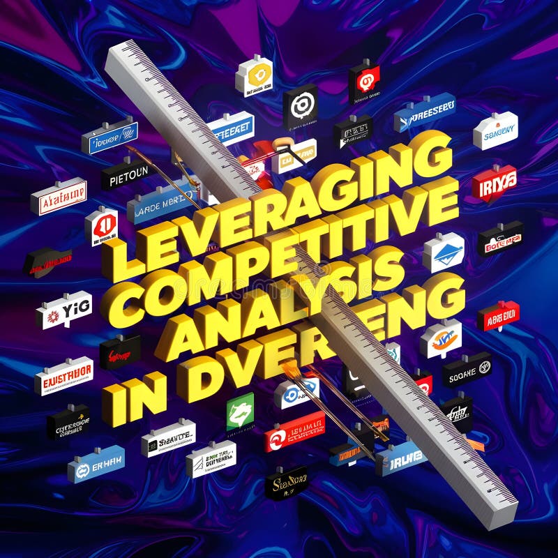 Leveraging Competitive Analysis in Advertising Stock Photo - Image of ...