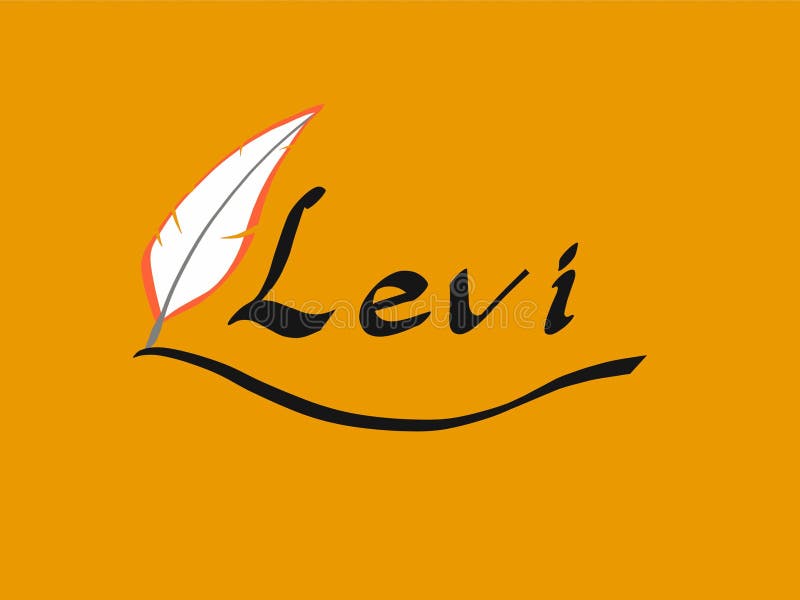 Levi Master de la letra stock de ilustración. Ilustración de ...