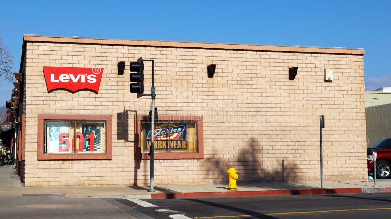 Levi S Store Sign at Retail Location Editorial Photo - Image of poster ...