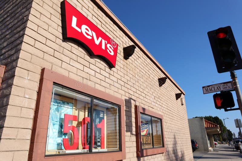 Levi S Store Sign at Retail Location Editorial Image - Image of apparel ...