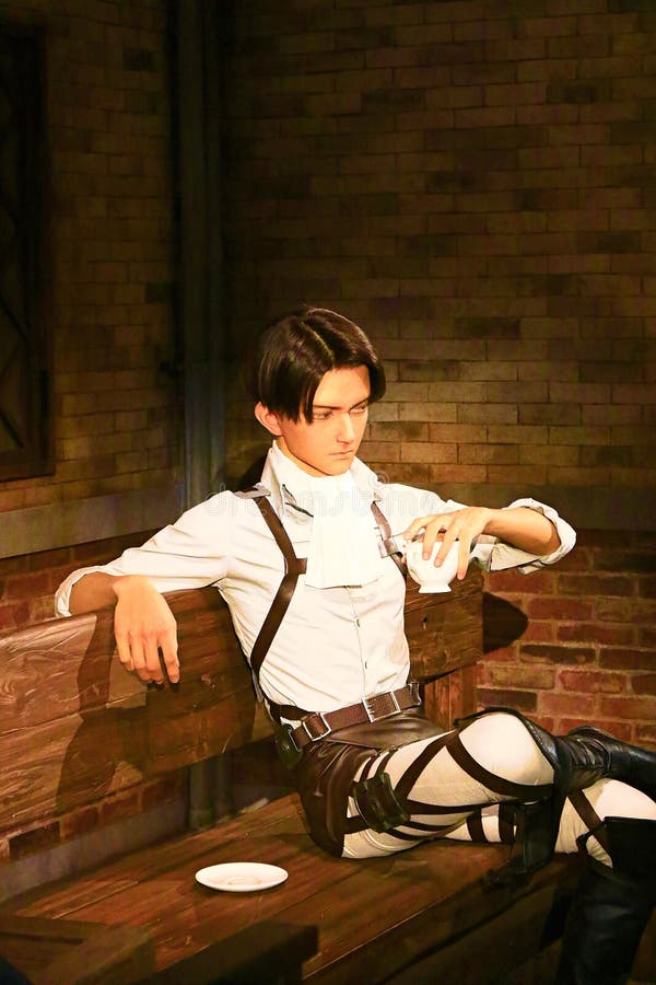 Levi-Soldat Leiter/Shingeki Kein Kyojin Redaktionelles Stockfotografie ...